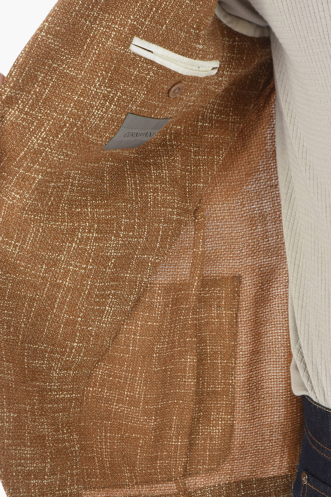 Corneliani side vents notch lapel GATE 2-button blazer men - Glamood Outlet