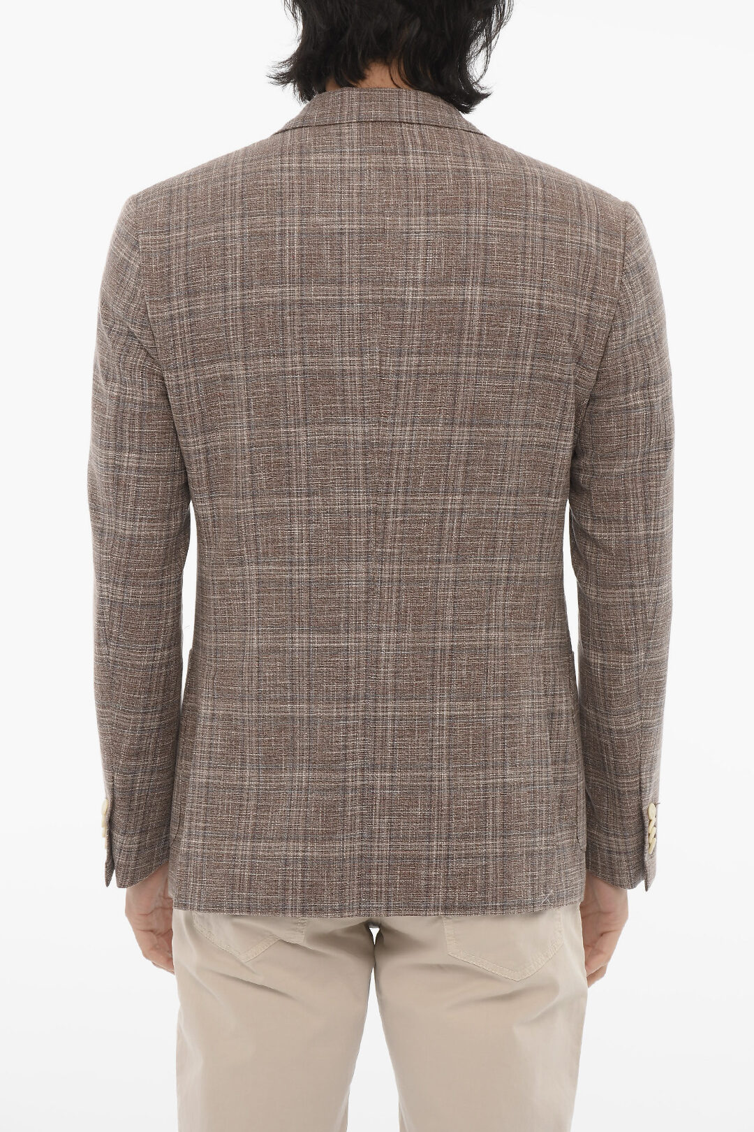 Corneliani Side Vents Notch Lapel GATE 2-Button Blazer men - Glamood Outlet