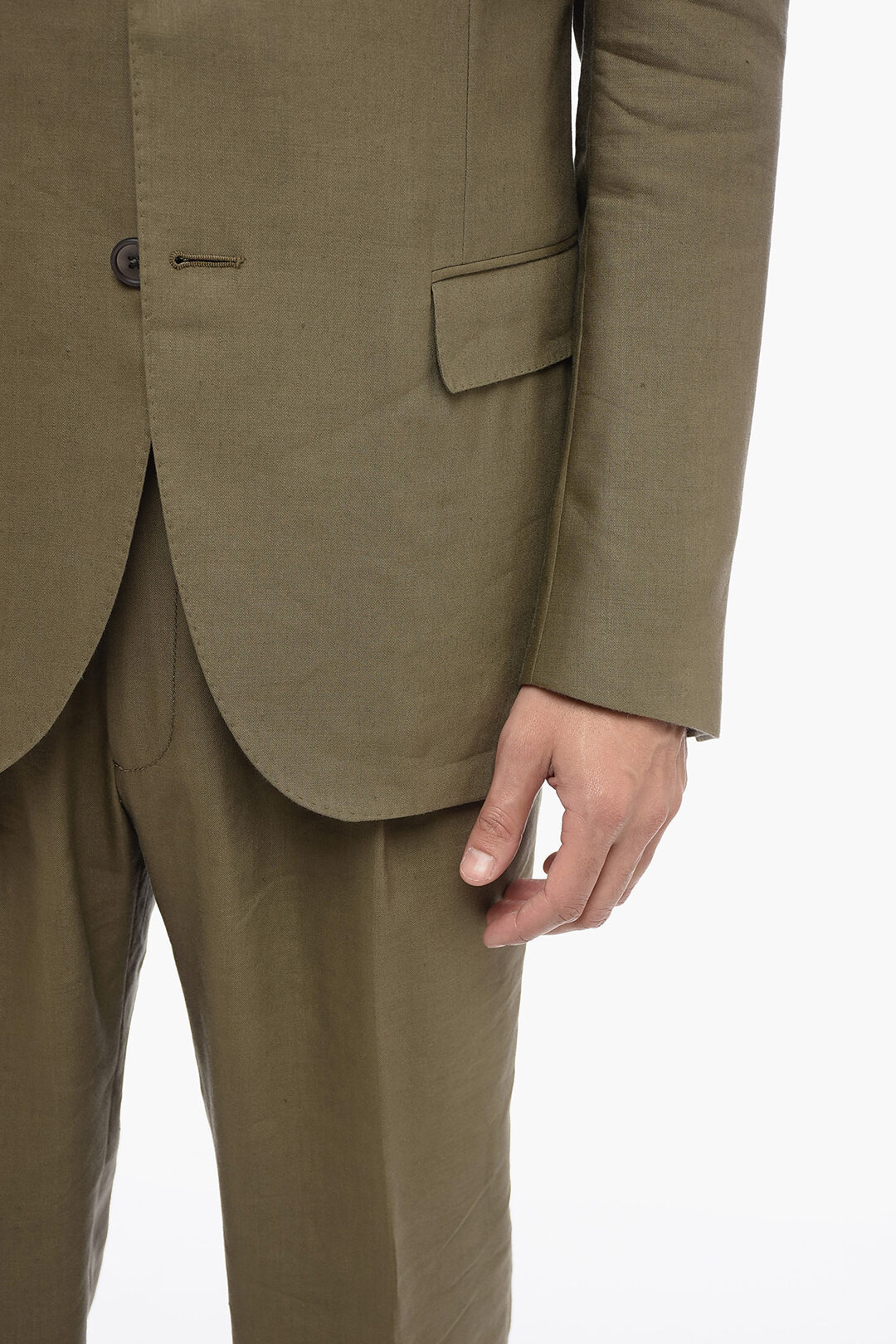Corneliani Side Vents Notch Lapel GATE 2-Button Suit men - Glamood Outlet
