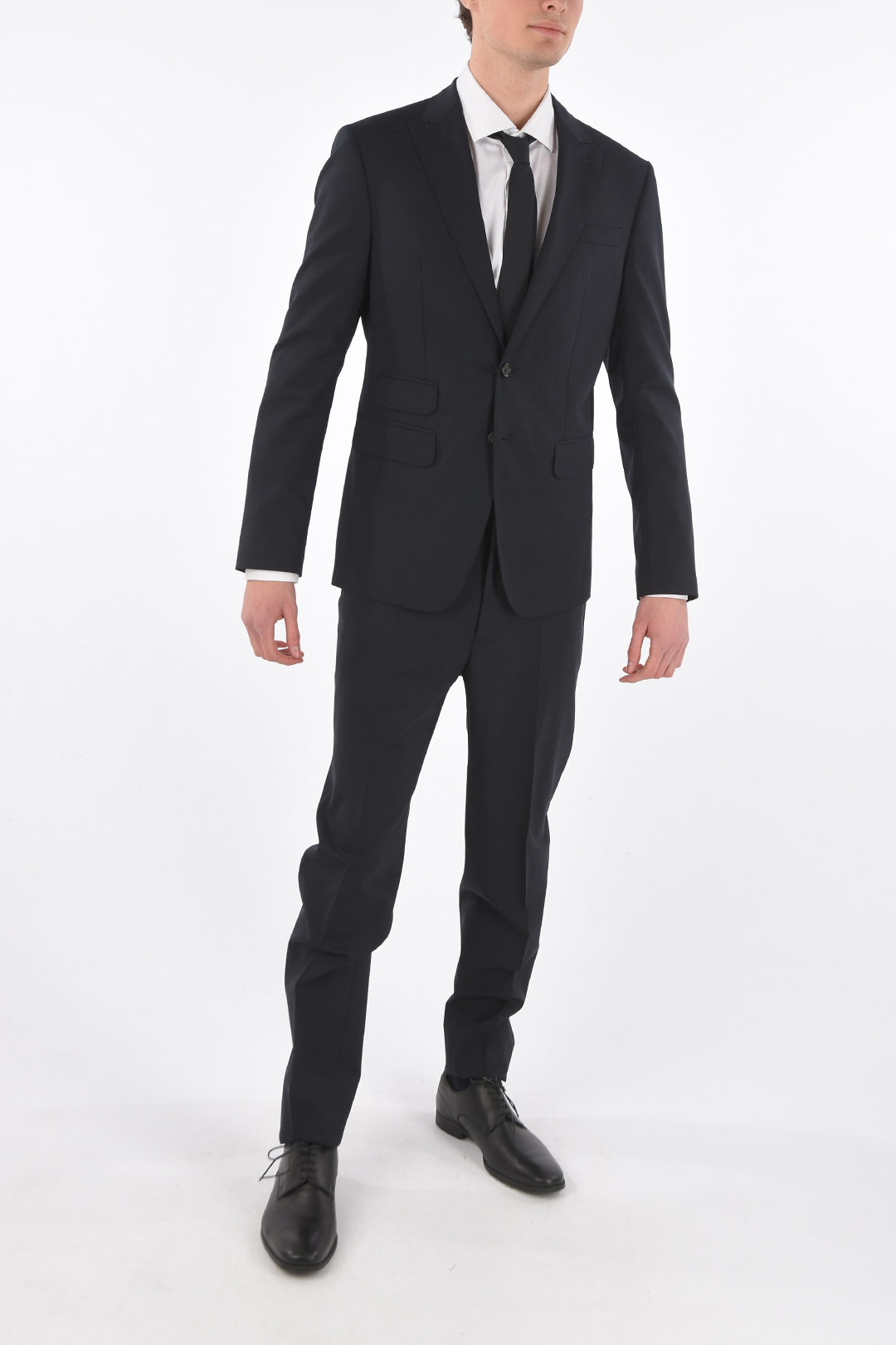 Dsquared2 side vents peak lapel 2-button LONDON suit men - Glamood Outlet