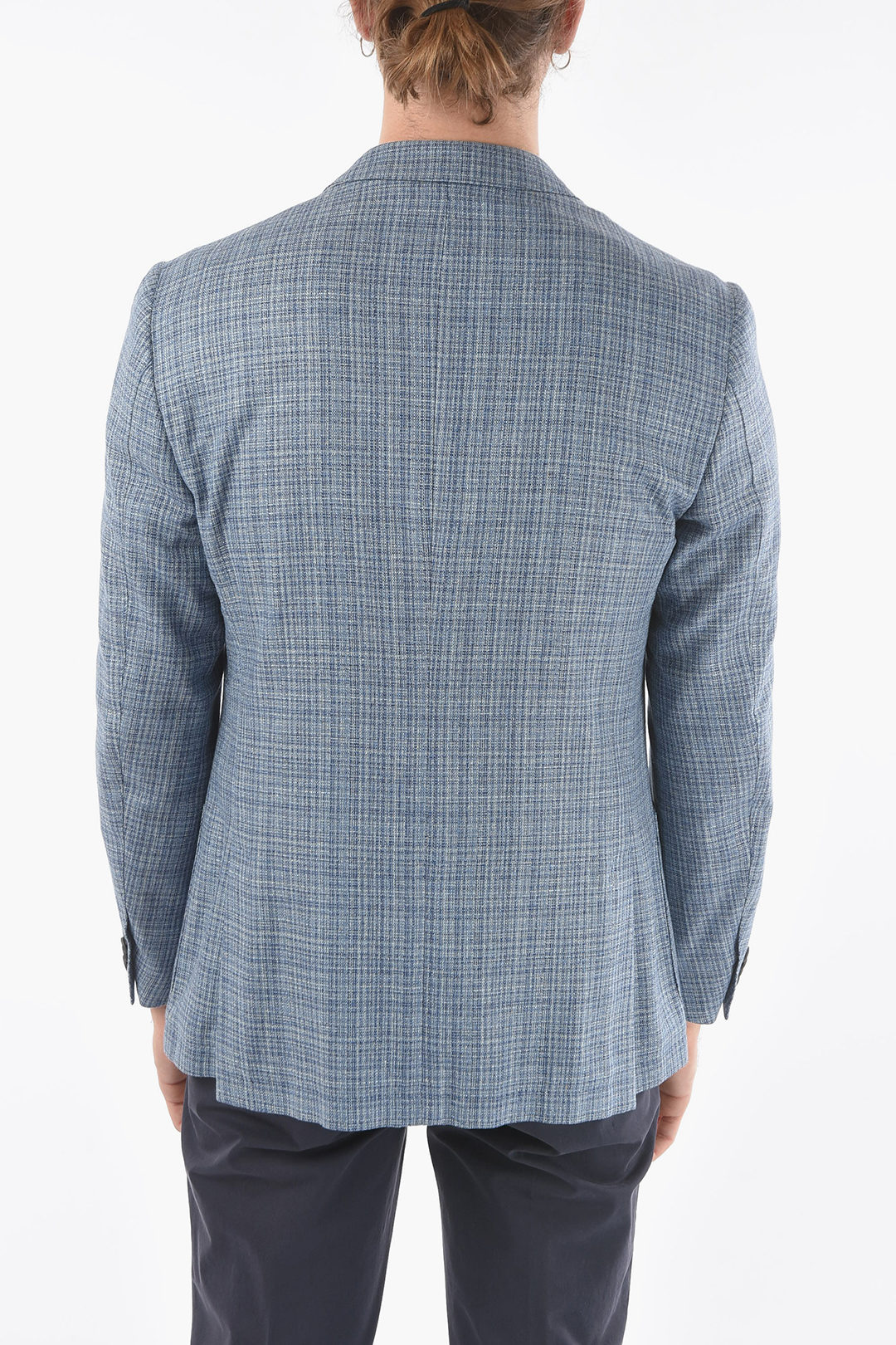 Corneliani Silk ACADEMY SOFT Side Vents Notch Lapel 2-button Blazer men ...