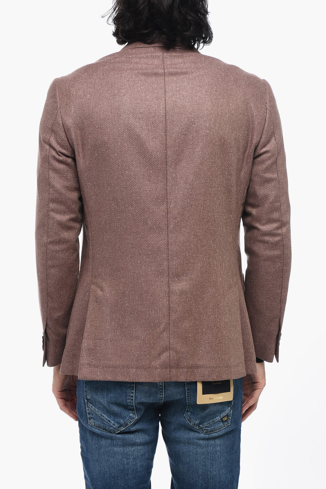 Corneliani Silk-blend ACADEMY SOFT Blazer with Hopsack Pattern men ...