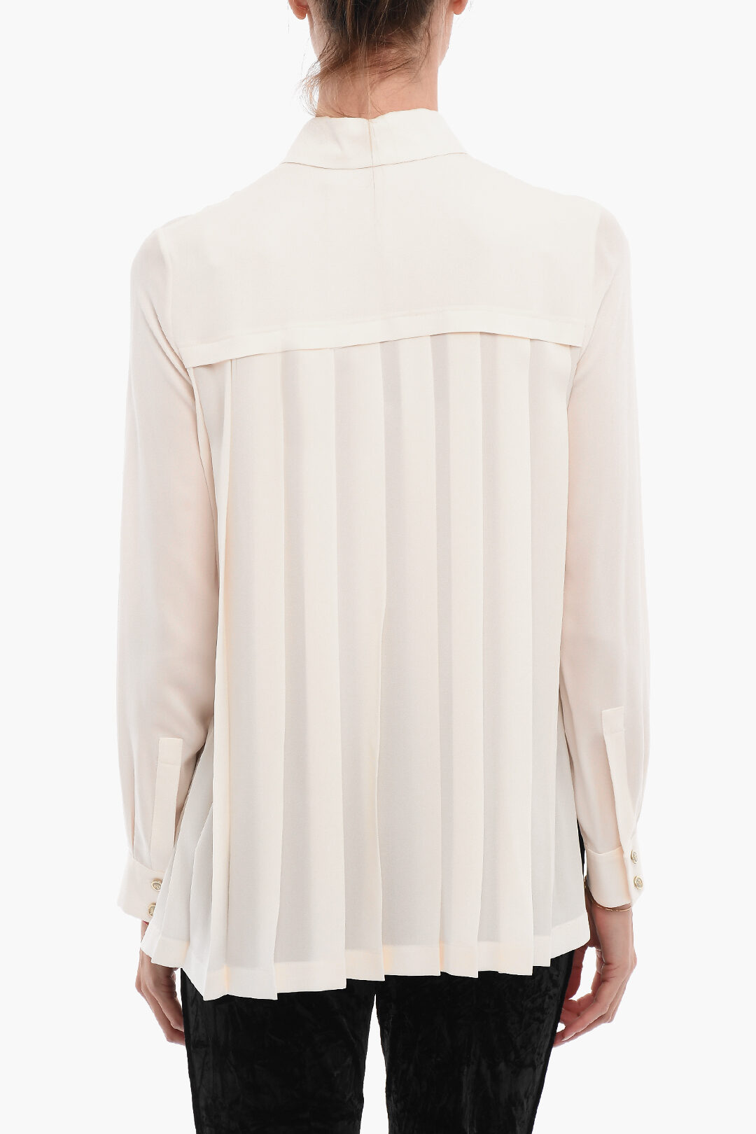 Salvatore Ferragamo Silk Shit With Sid Slits women - Glamood Outlet