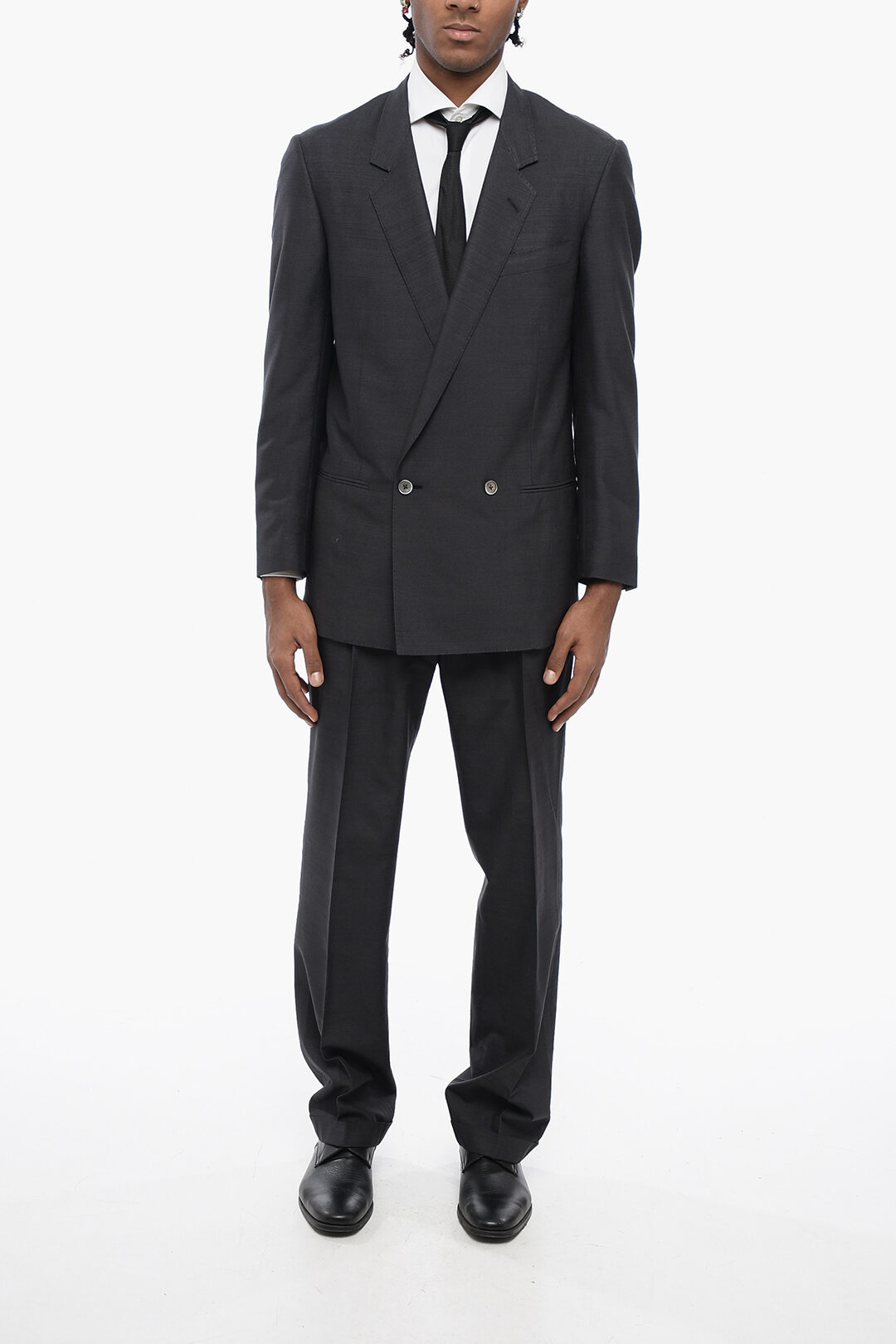 Corneliani Silk VOGUE Double Breasted Suit men - Glamood Outlet