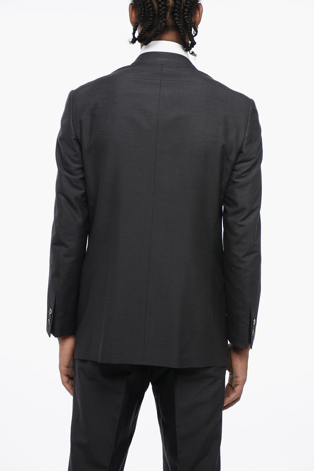 Corneliani Silk VOGUE Double Breasted Suit herren - Glamood Outlet