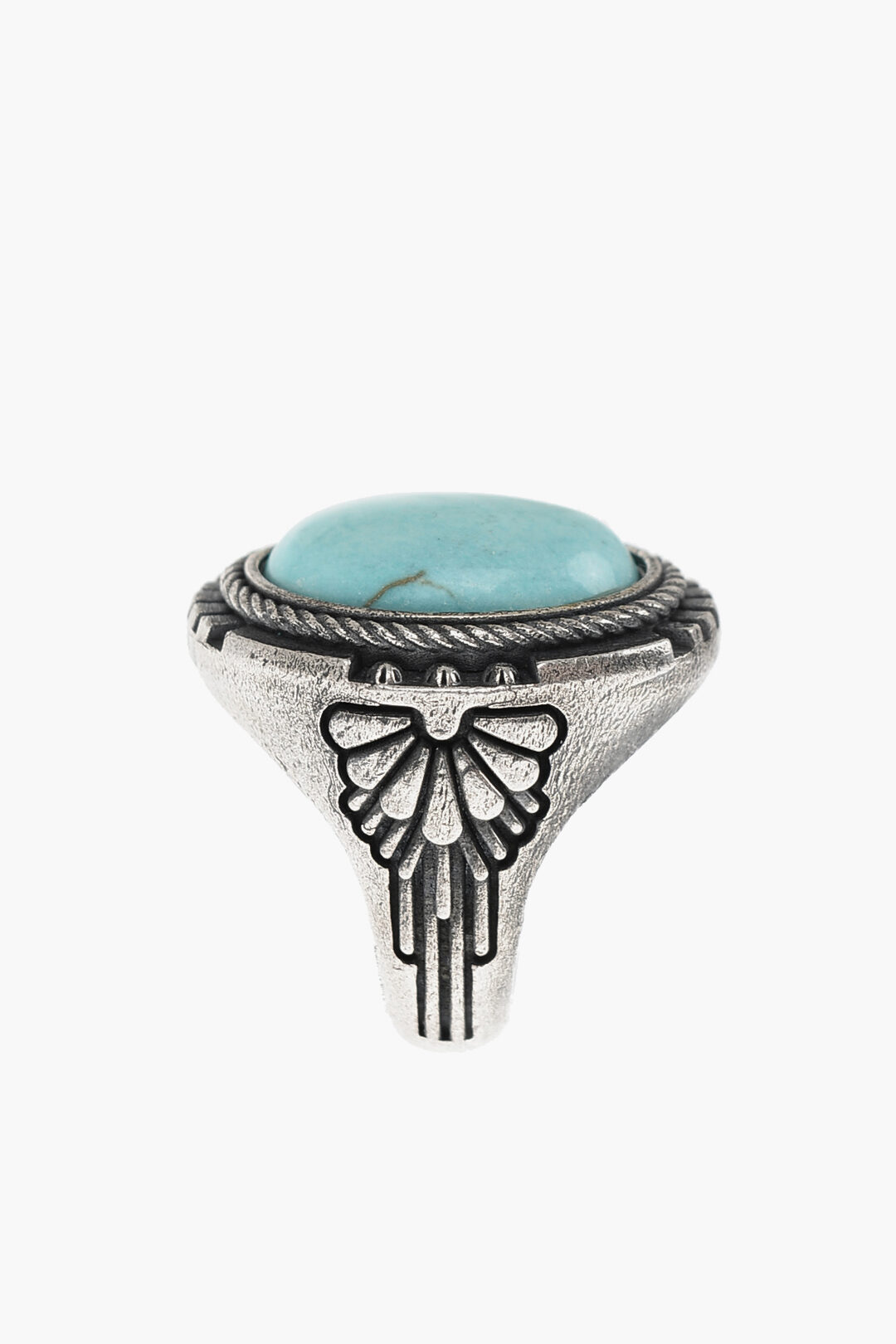 NOVE25 Silver Chevalier Ring NATIVE with Center Stone women - Glamood ...