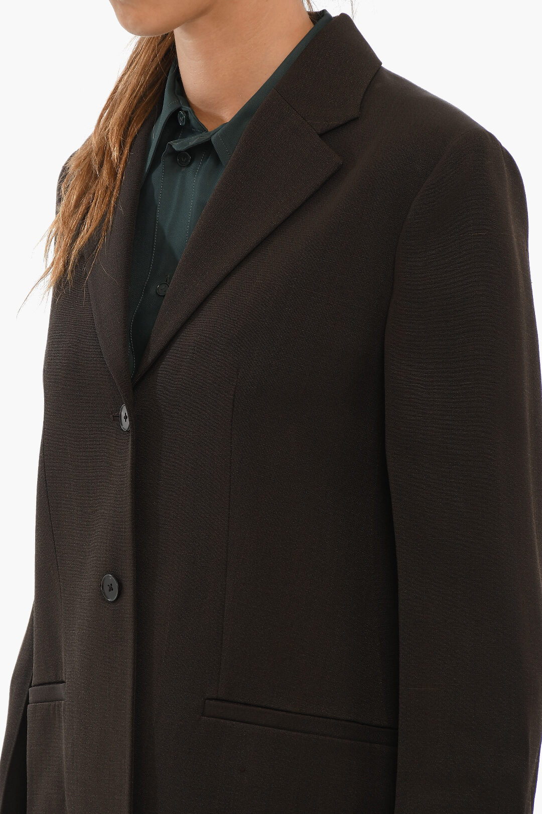 Jil Sander Single Breasted Lined lazer With Jetted Pockets women ...