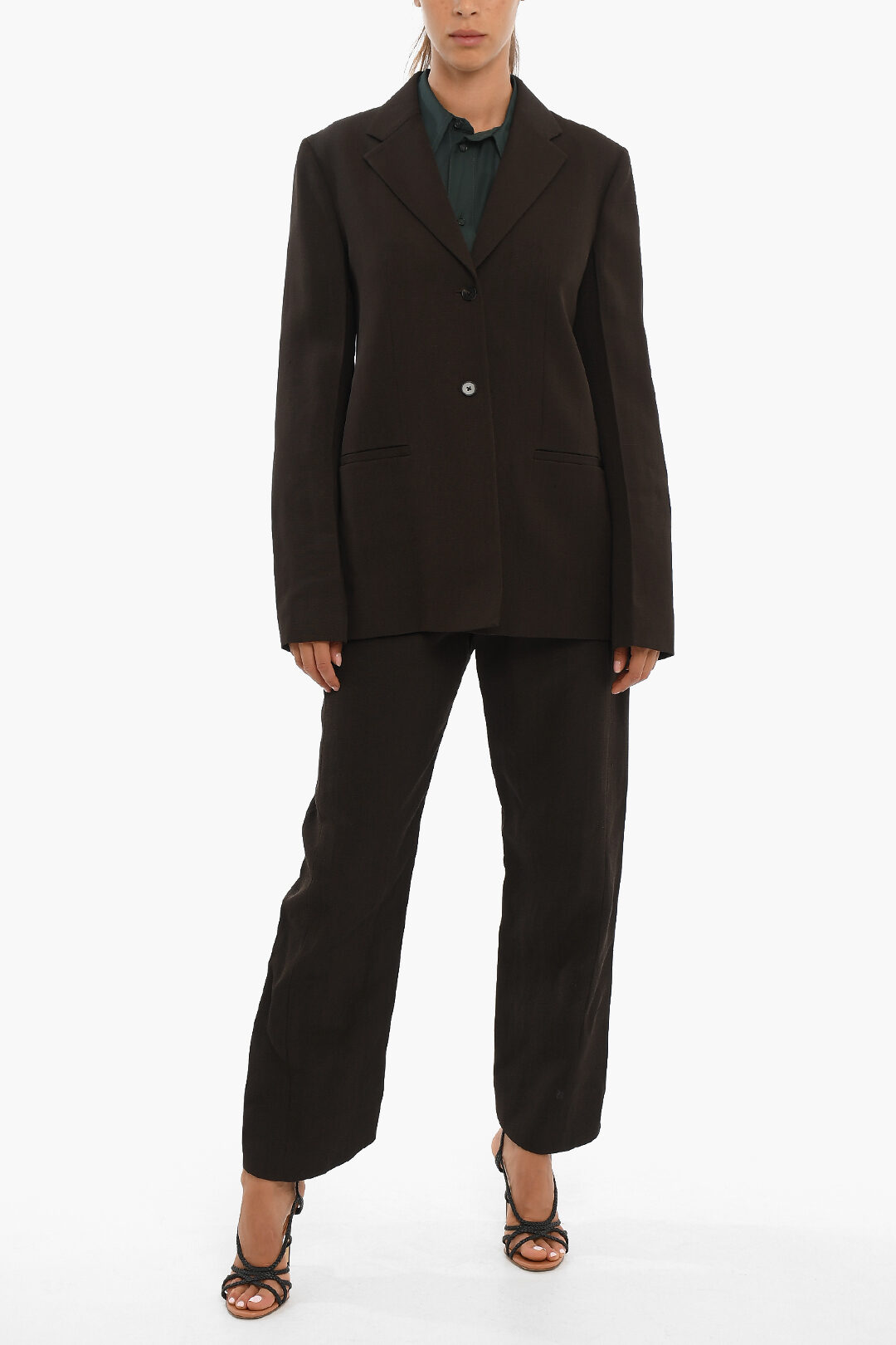 Jil Sander Single Breasted Lined lazer With Jetted Pockets women ...