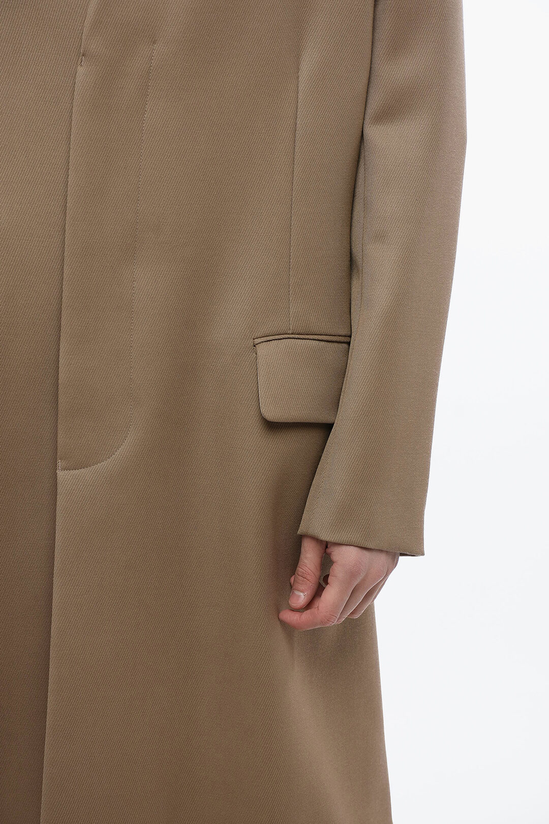 Maison Margiela Single Breasted Wool Coat With Hidden men - Glamood Outlet
