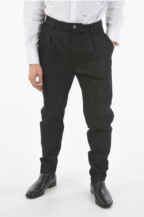 Dsquared2 Single-Pleat AVIATOR FIT Pants men - Glamood Outlet