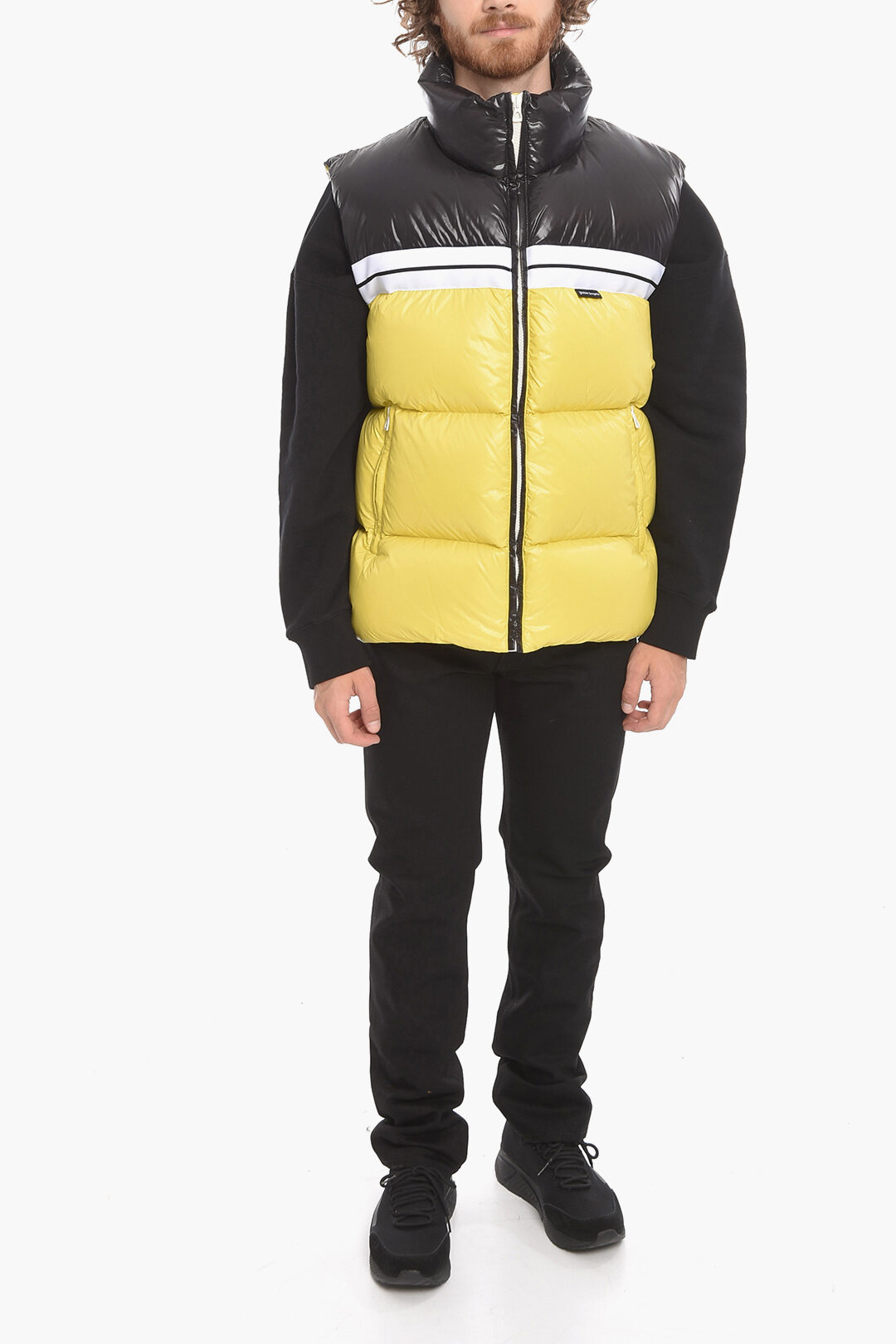 Palm Angels Sleeveless CLASSIC TRACK Two Tone Puffer men - Glamood Outlet
