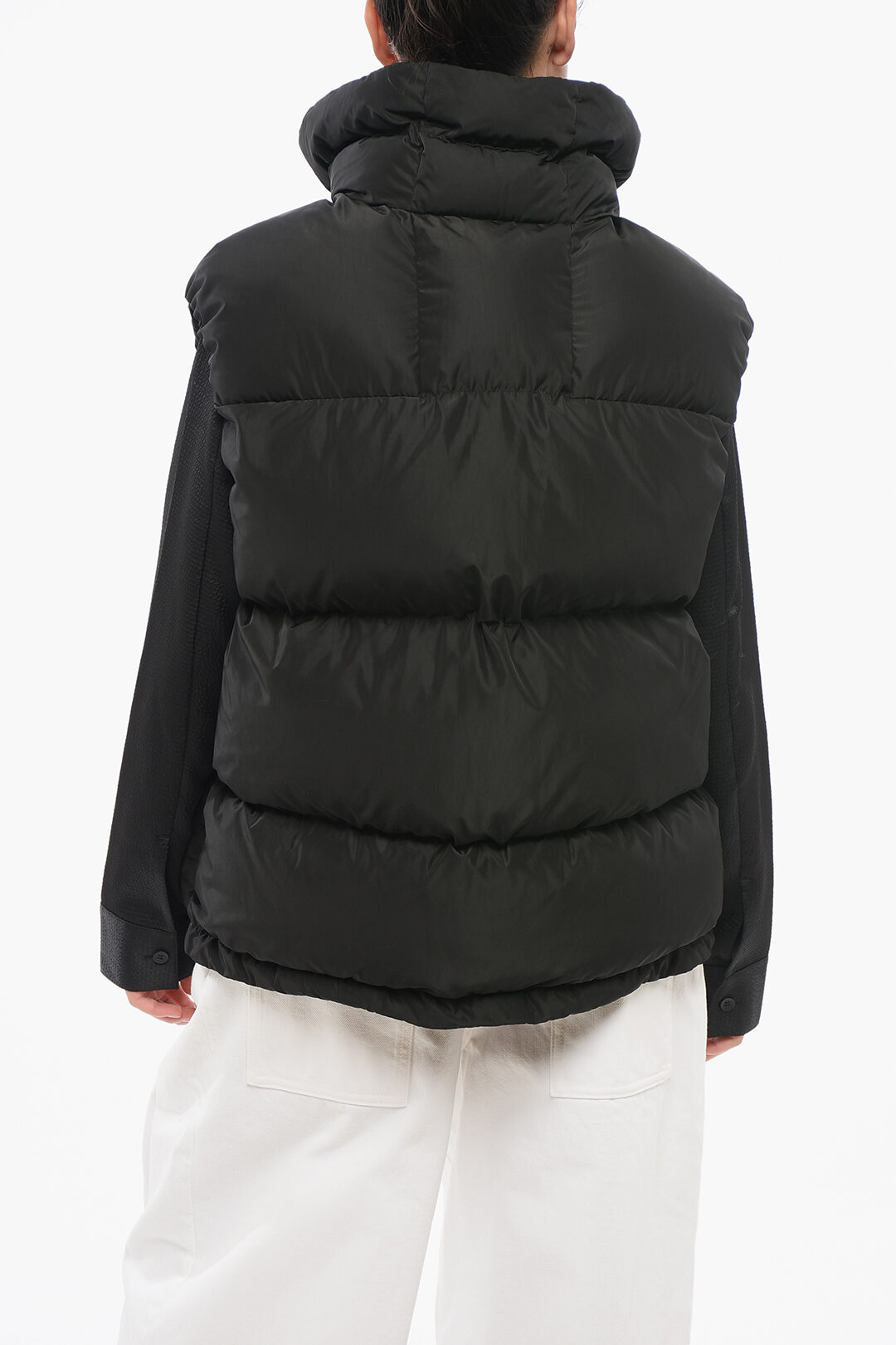 Dolce & Gabbana Sleeveless Down Jacket with Velcro Closure women ...