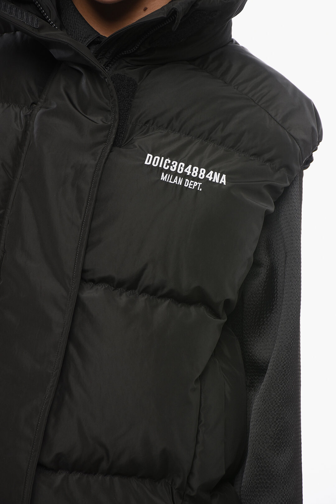 Dolce & Gabbana Sleeveless Down Jacket with Velcro Closure women ...