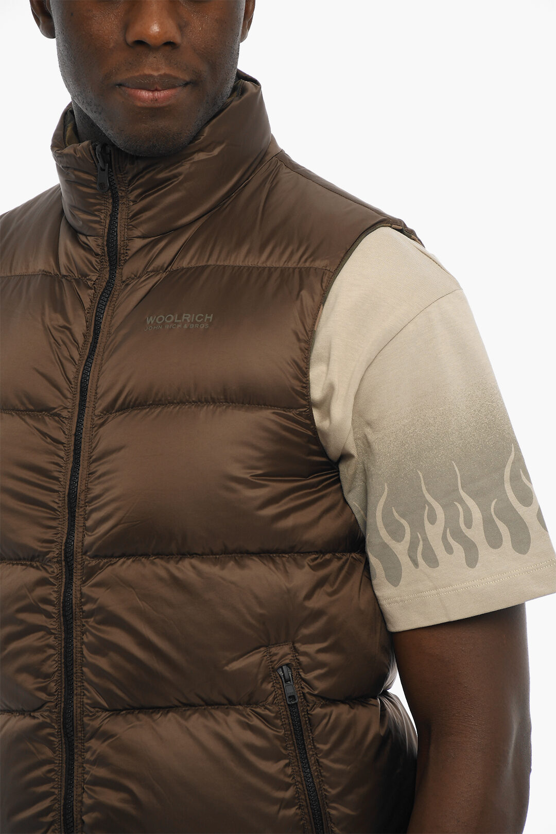 Woolrich Sleeveless Reversible Down Jacket men - Glamood Outlet
