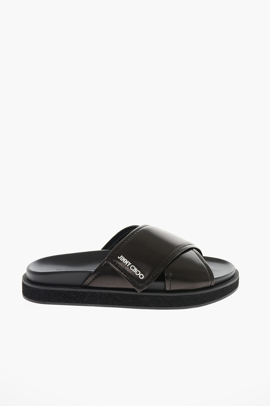 Jimmy Choo Sliders in Nappa JOEL con Chiusura in Velcro uomo - Glamood ...