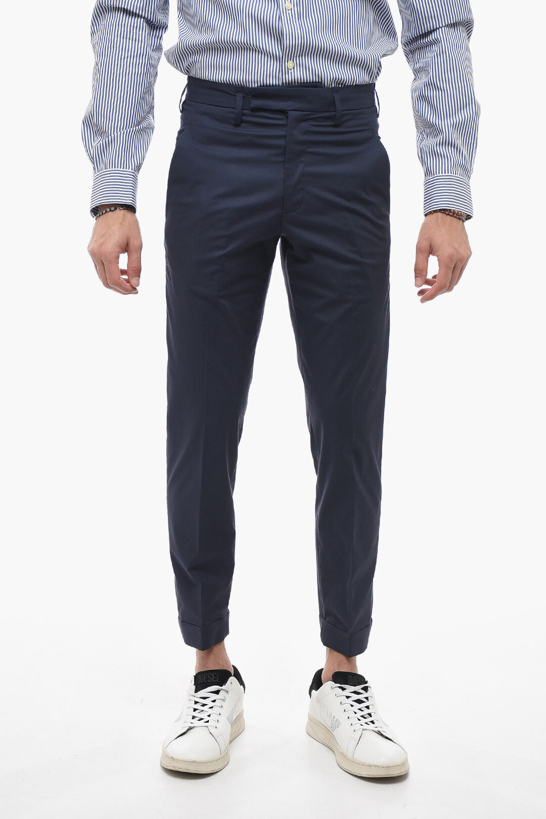 Neil Barrett Slim Fit BARRETT METAL Pants with Belt Loops men - Glamood ...