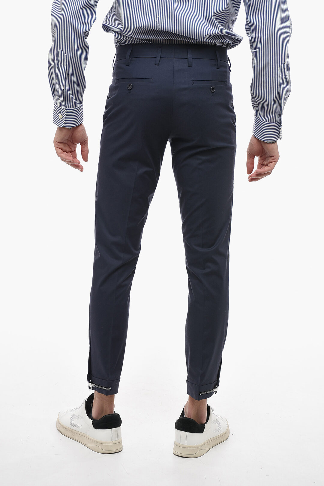 Neil Barrett Slim Fit BARRETT METAL Pants with Belt Loops men - Glamood ...