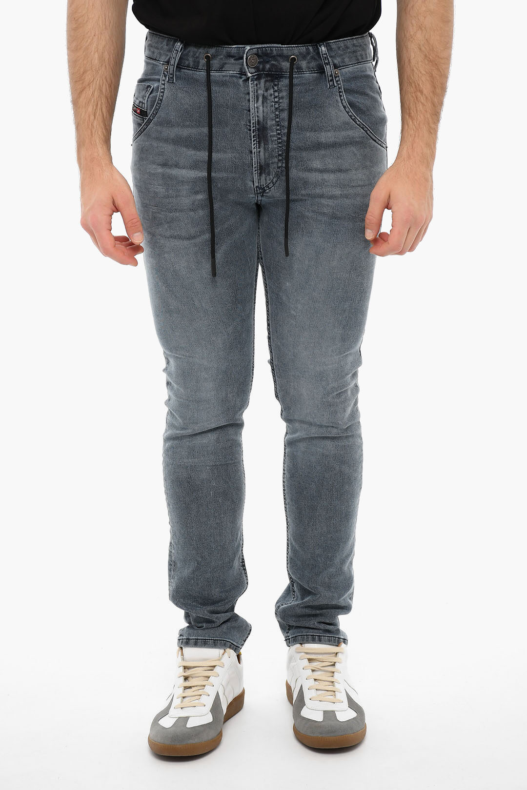 Diesel Slim Fit KROOLEY-Y-NE Jeans With Drawstrings 16 cm men - Glamood ...