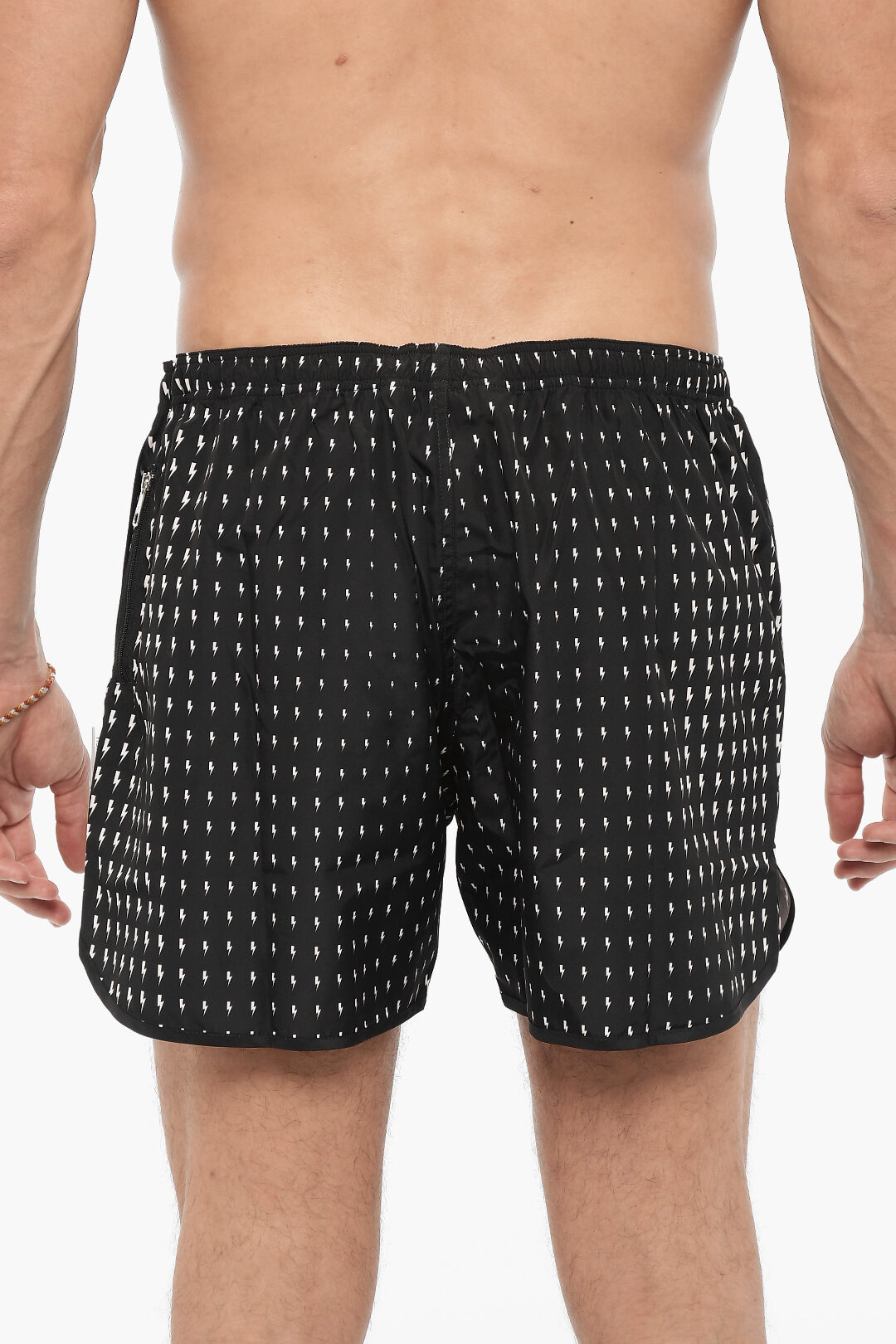 Neil Barrett Slim Fit MICRO BOLTS Swim Shorts men - Glamood Outlet