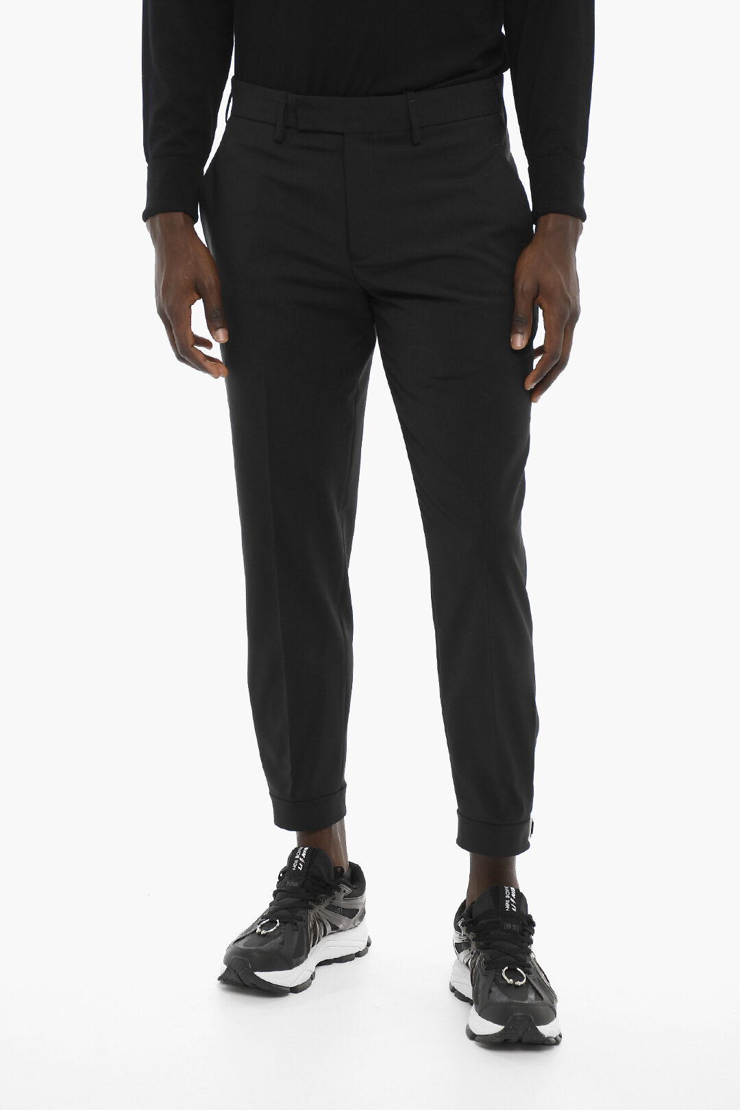 Neil Barrett Slim Fit Pants with Adjustable Ankle men - Glamood Outlet