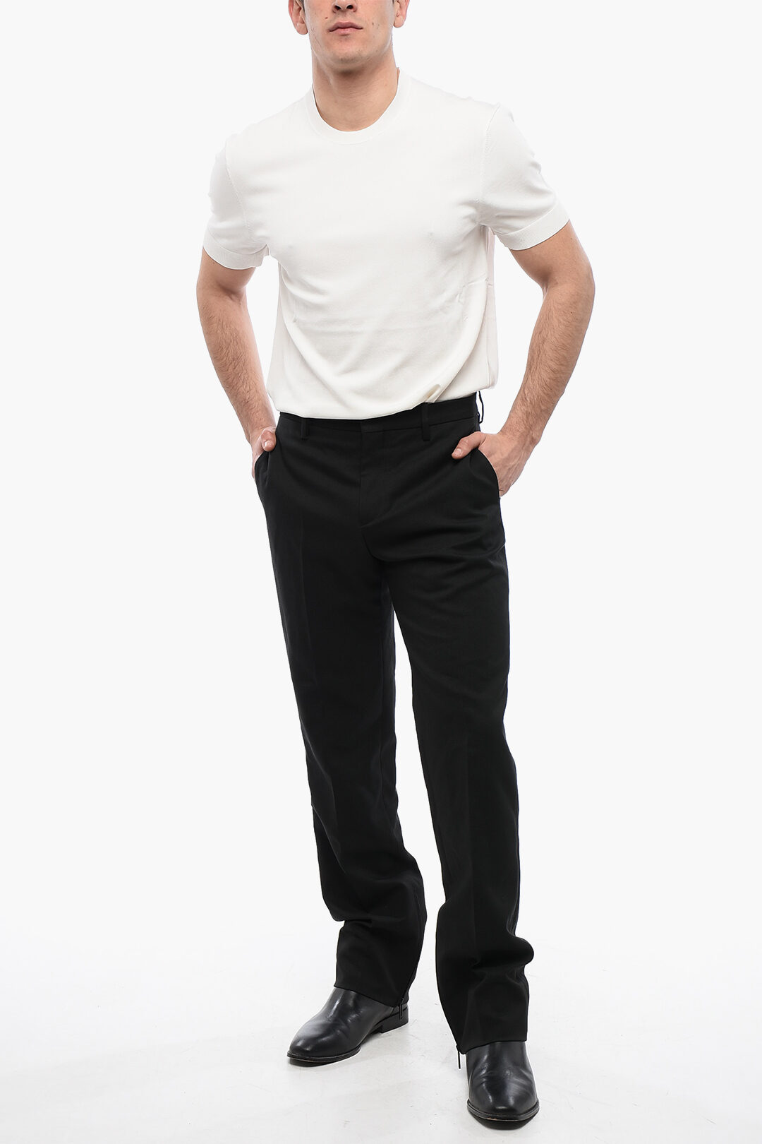 Off-White Slim-fit TECH DRILL Pants With Bottom Zip men - Glamood Outlet