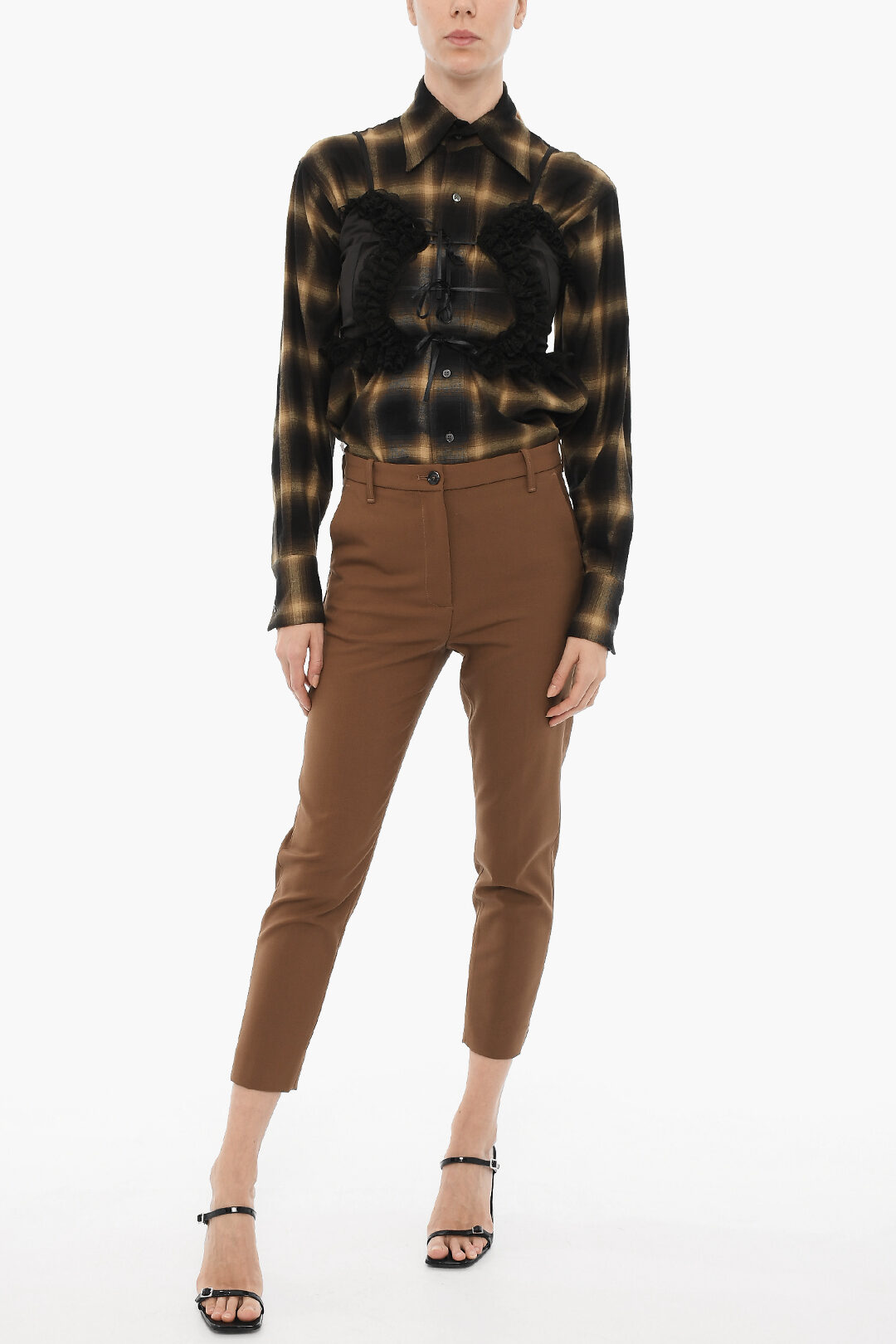 Nine In The Morning Slim Fit Wool MATILDA Pants women - Glamood Outlet
