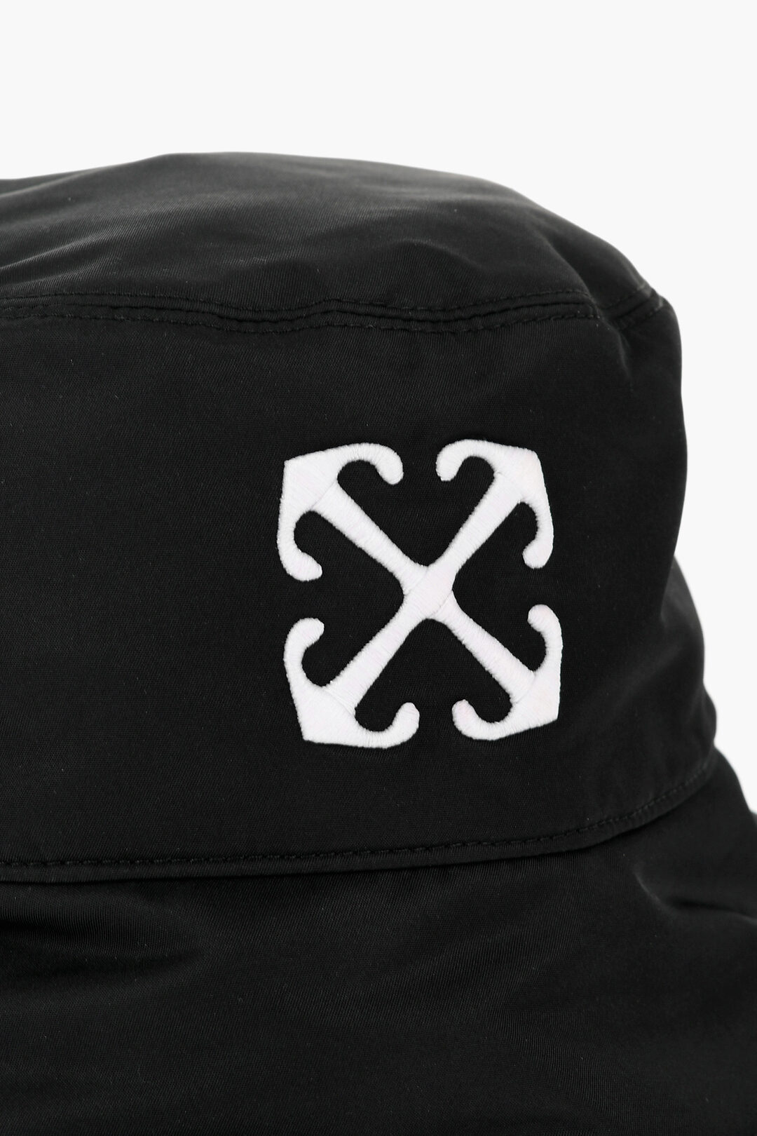 Off-White Solid Color ARROW Bucket Hat with Embroidery men - Glamood Outlet