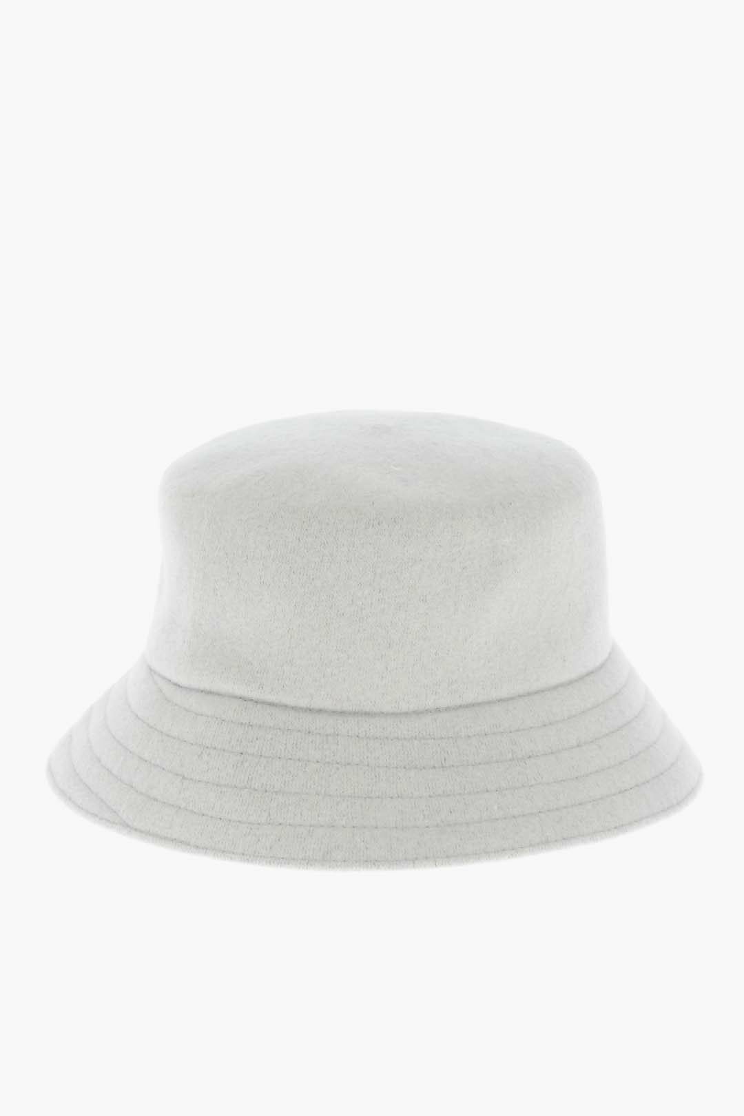 Kangol Solid Color Bucket Hat with Embroidered Logo men - Glamood Outlet