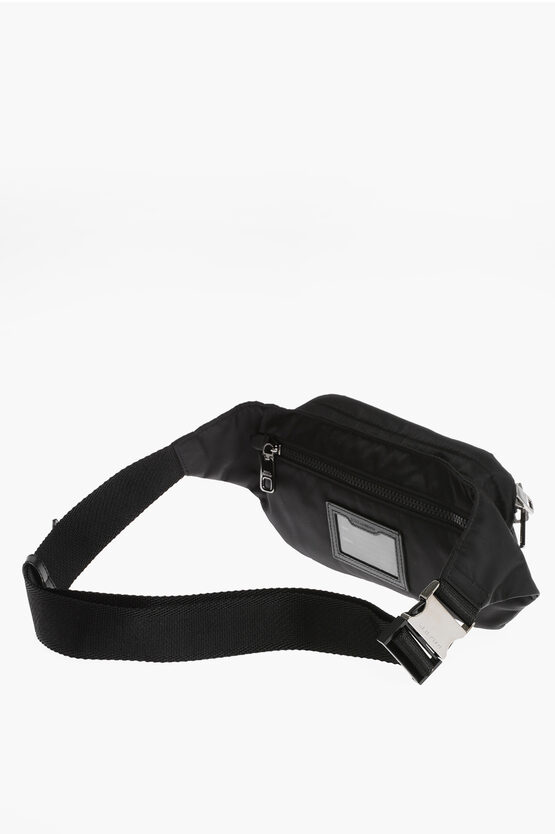 Dolce & Gabbana Solid Color Bum Bag With Embossed Logo men - Glamood Outlet