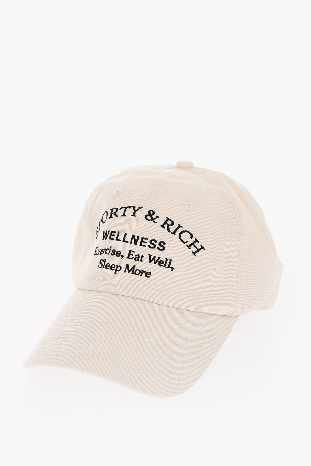 Sporty & Rich Solid Color Cap with Contrasting Embroideries unisex men ...