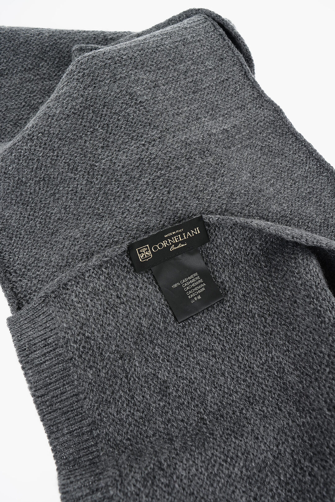 Corneliani Solid Color Cashmere Scarf men - Glamood Outlet