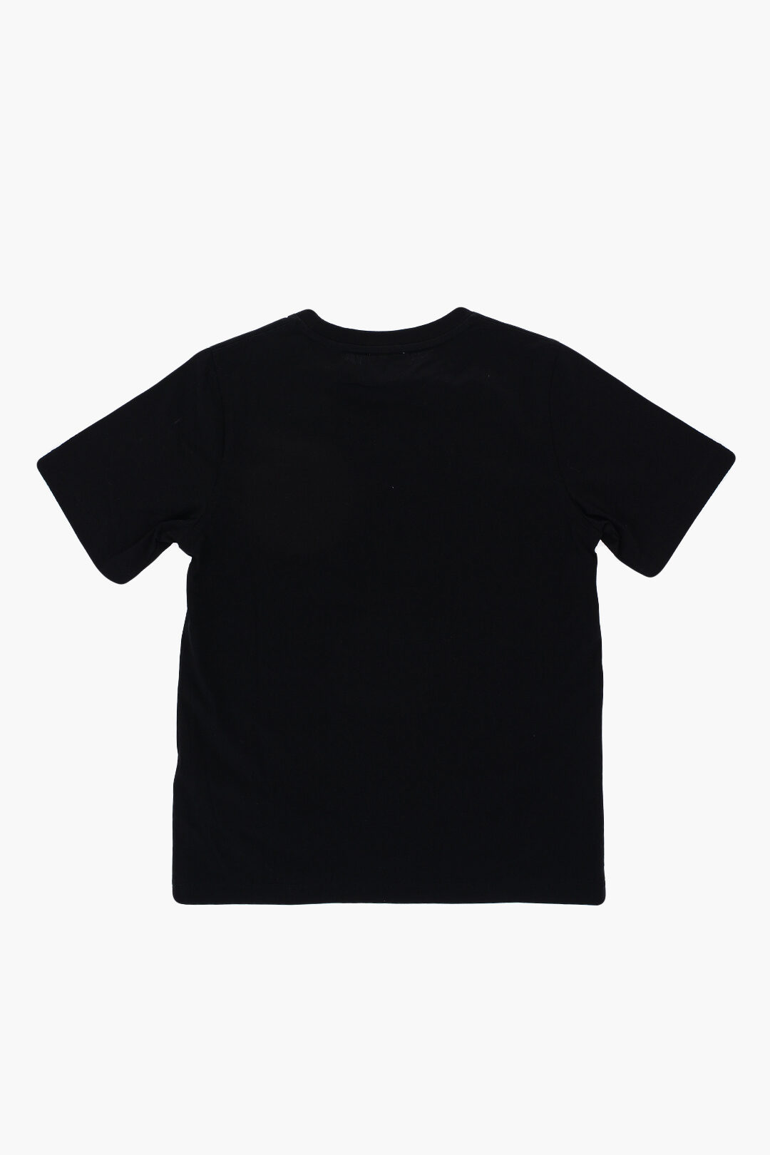 Burberry KIDS Solid Color CEDAR Crew-neck T-Shirt with Printed Logo ...