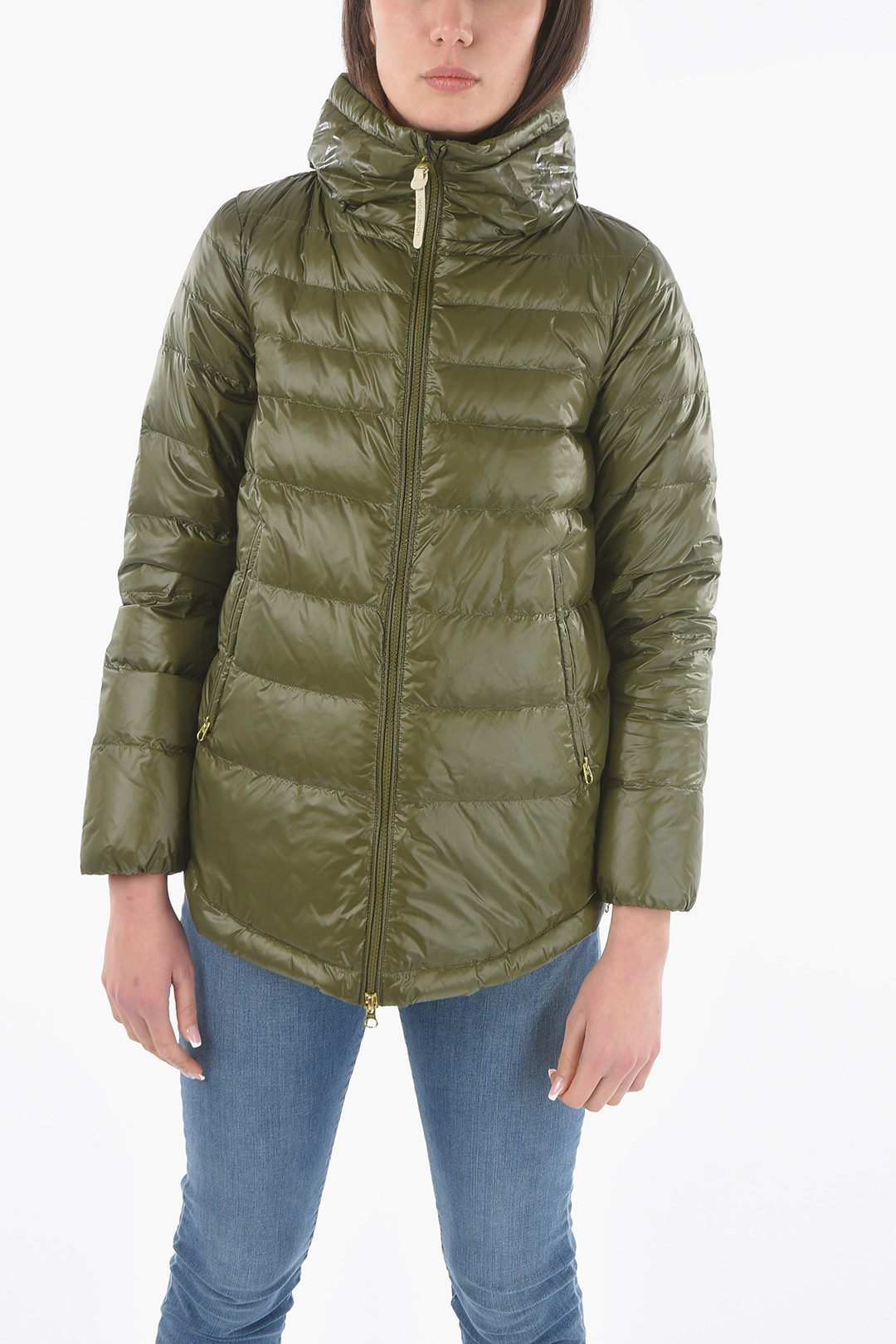 Woolrich Solid Color CLARION Down Jacket women - Glamood Outlet