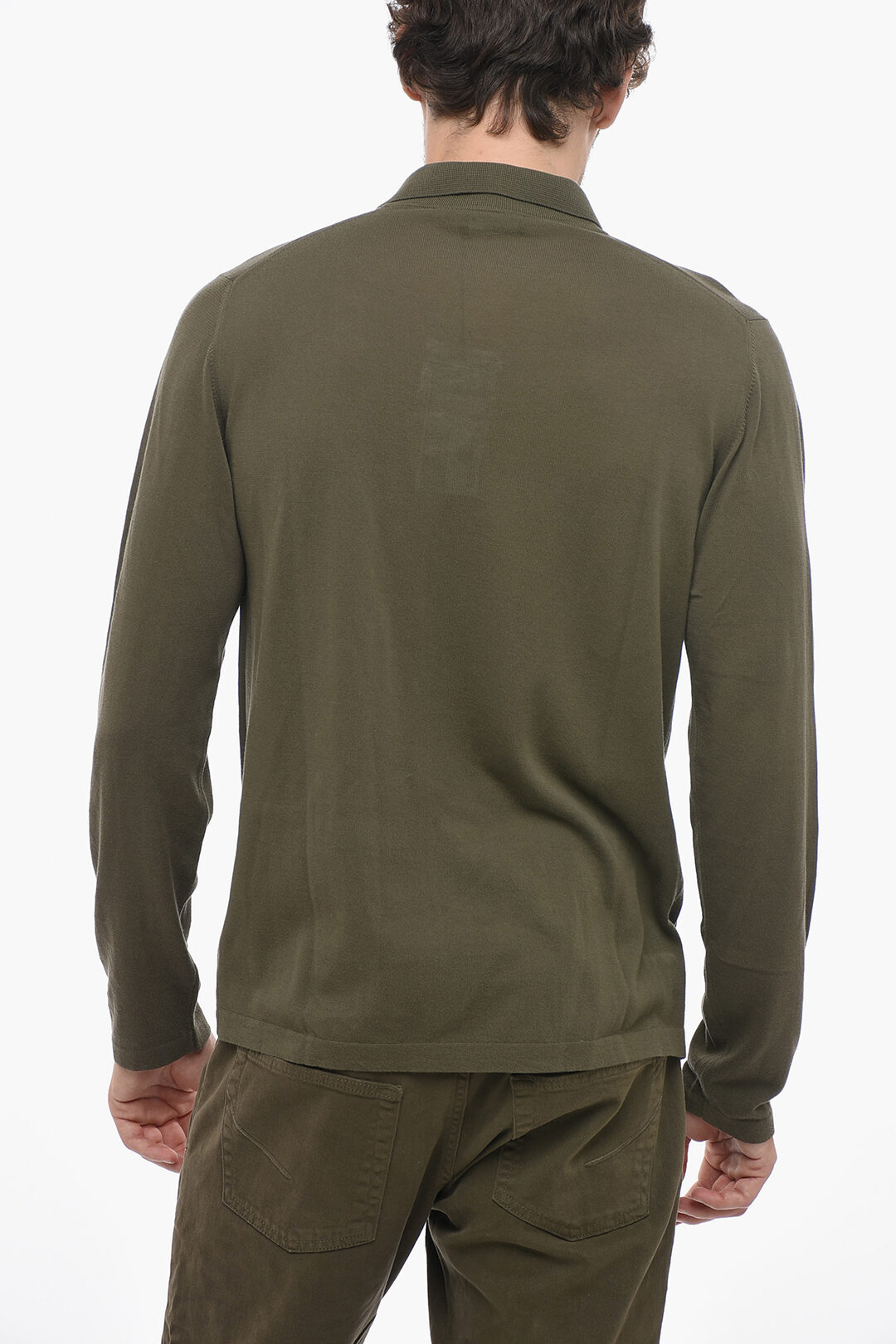 Roberto Collina Solid Color Cotton Jersey Shirt men - Glamood Outlet