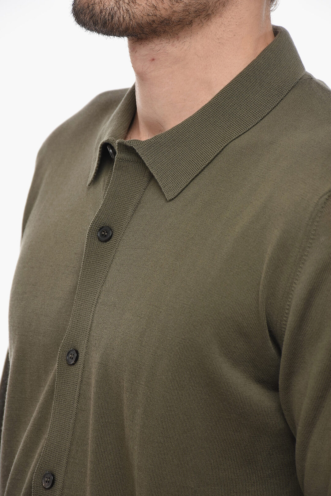 Roberto Collina Solid Color Cotton Jersey Shirt men - Glamood Outlet