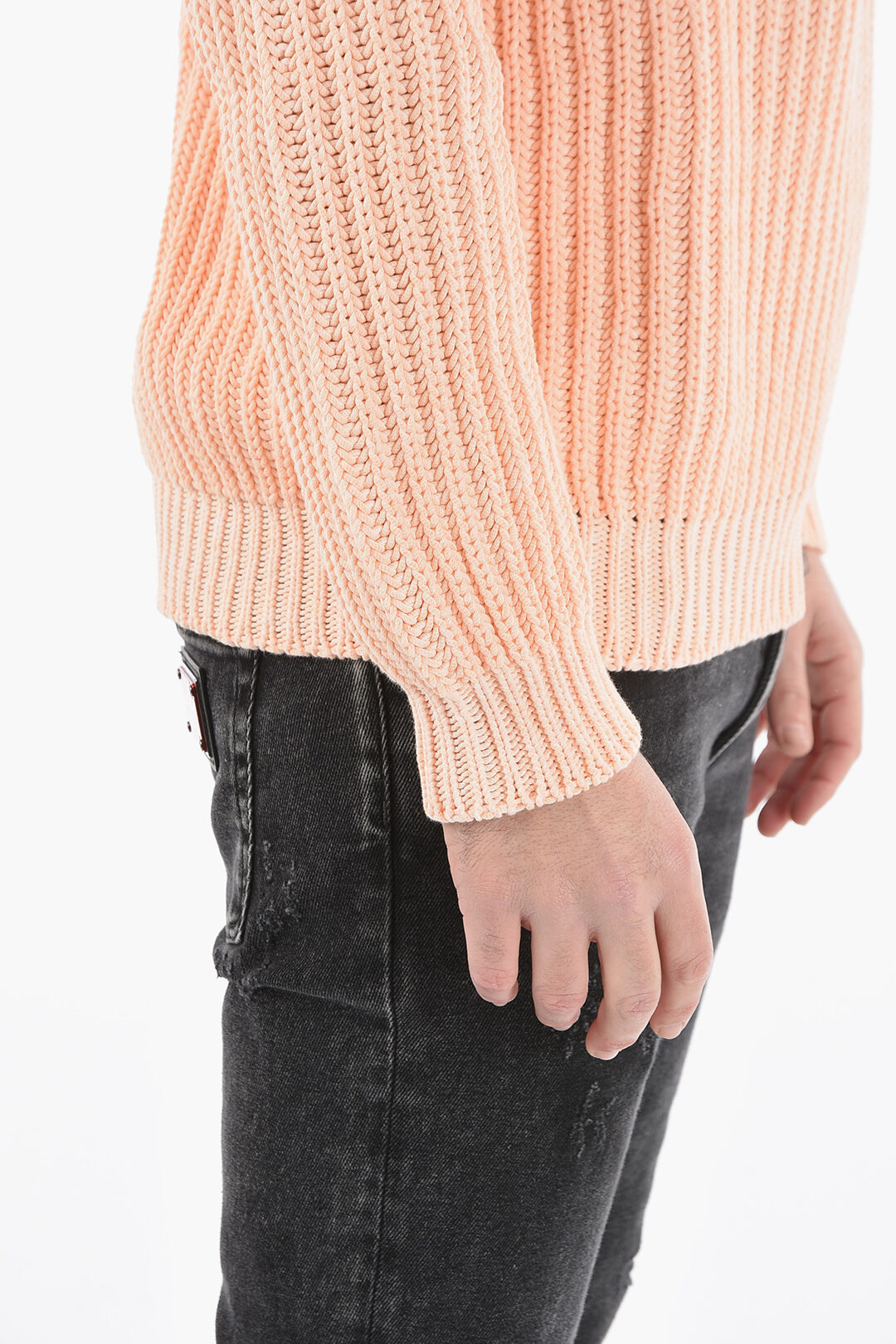 Altea Solid Color Crew-neck Sweater men - Glamood Outlet