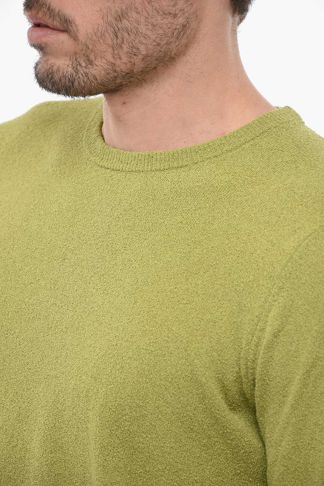 Roberto Collina Solid Color Crew-neck Sweater men - Glamood Outlet