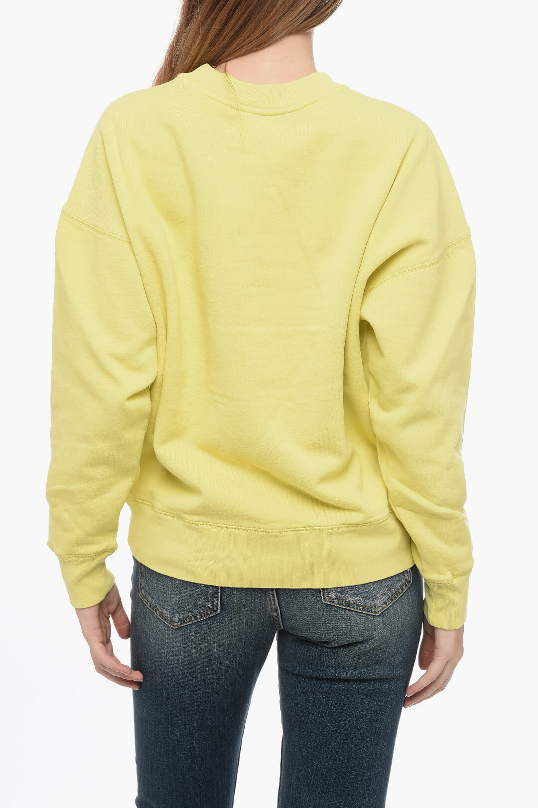 Autry Solid Color Crew-neck Sweatshirt with Contrasting Logo women - Glamood Outlet