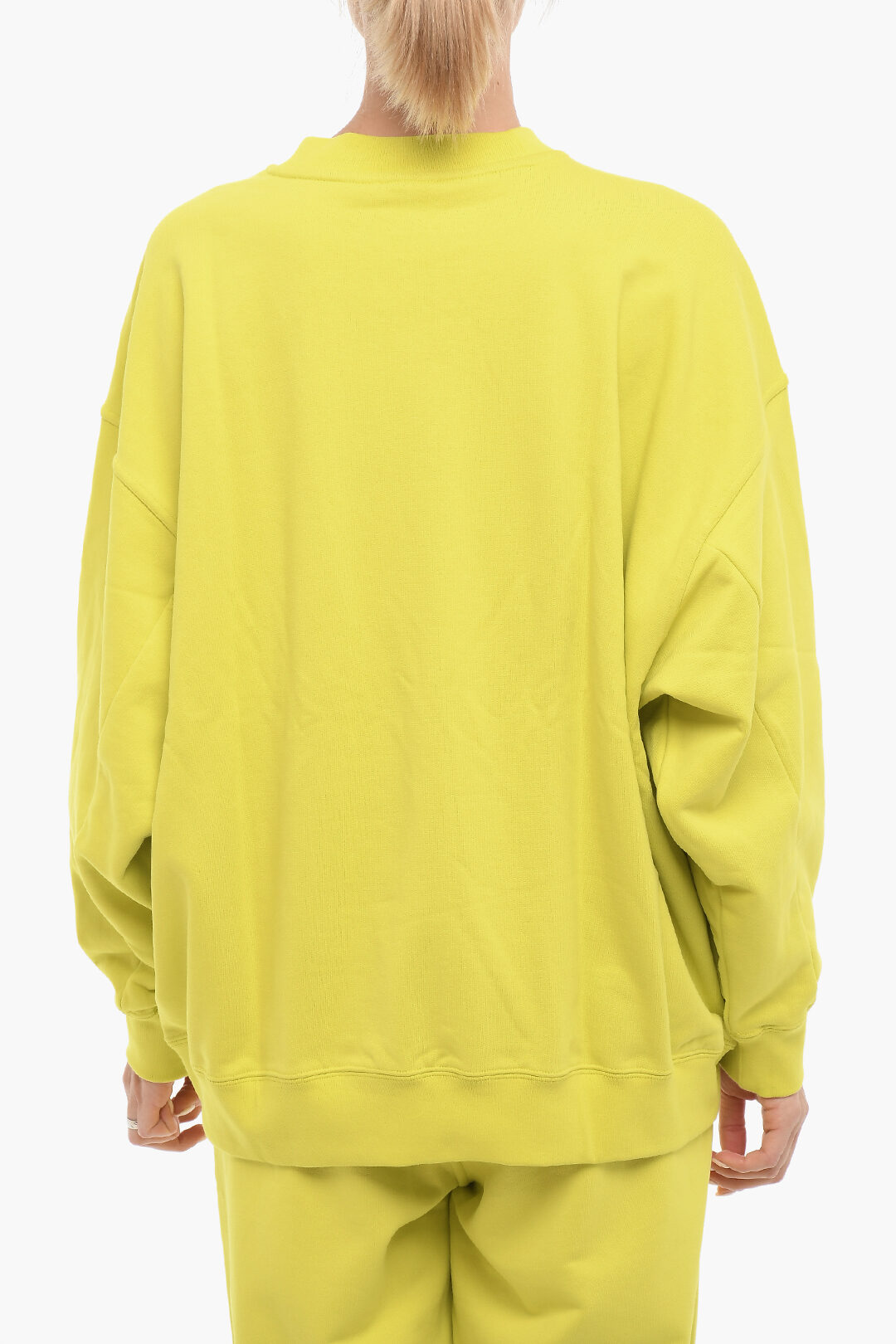 Adidas Solid Color Crew-neck Sweatshirt with Embroidered Logo women ...