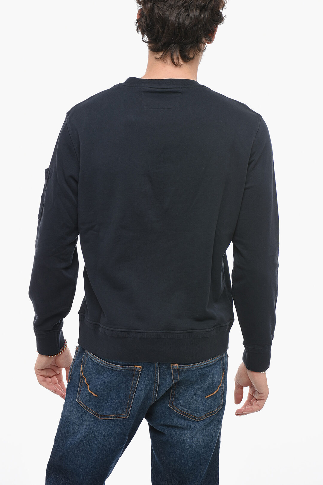 CP Company Solid Color Crew-neck Sweatshirt men - Glamood Outlet