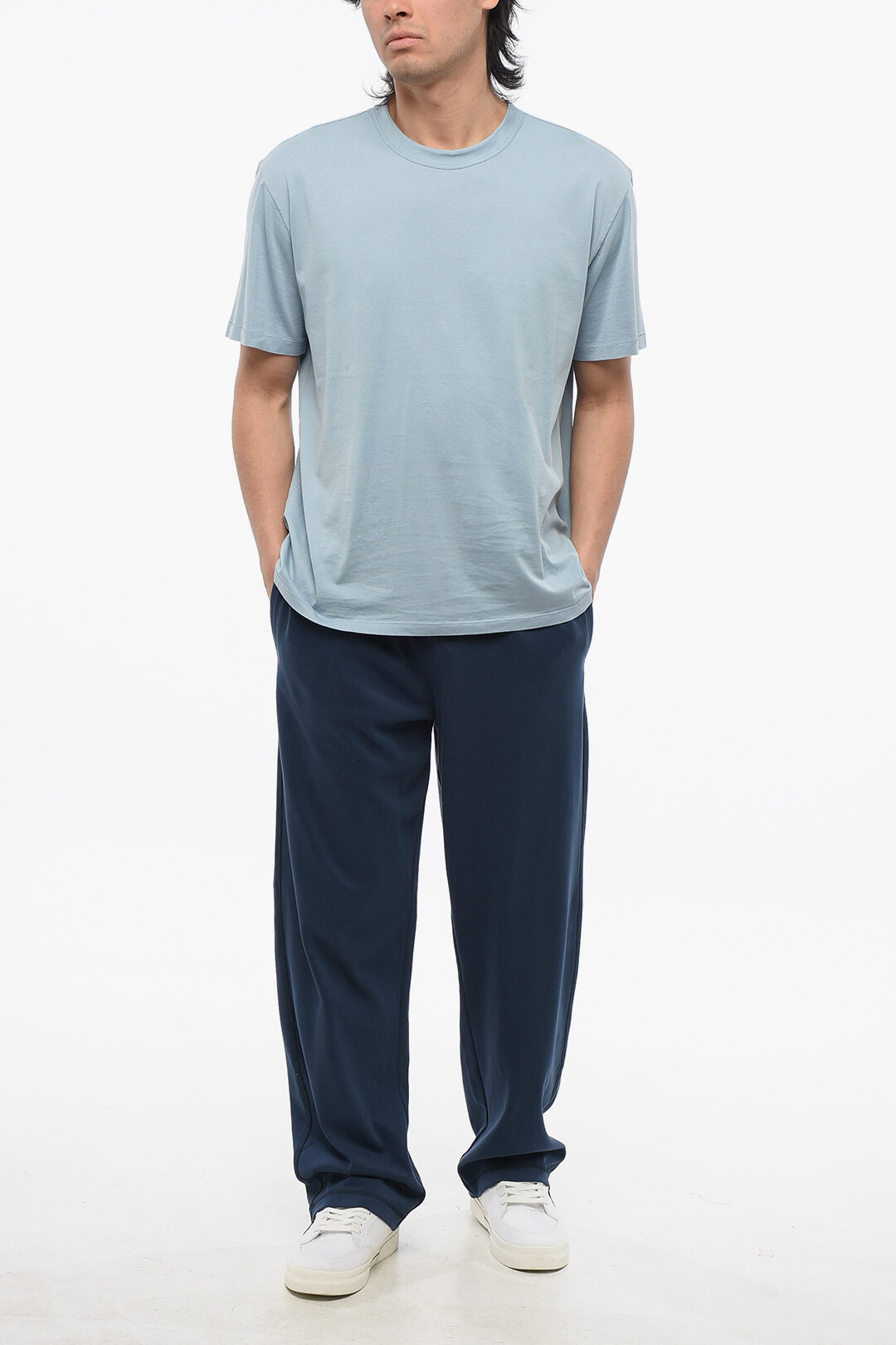 Ten C Solid Color Crew-neck T-Shirt men - Glamood Outlet