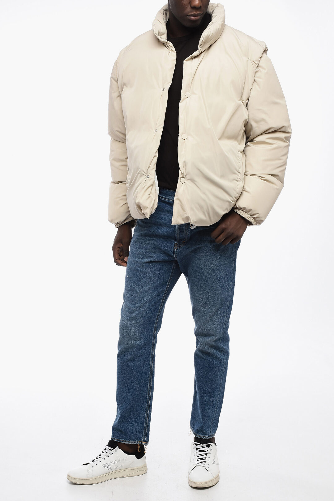 Magliano Solid Color Down Jacket with Front Buttoning men - Glamood Outlet