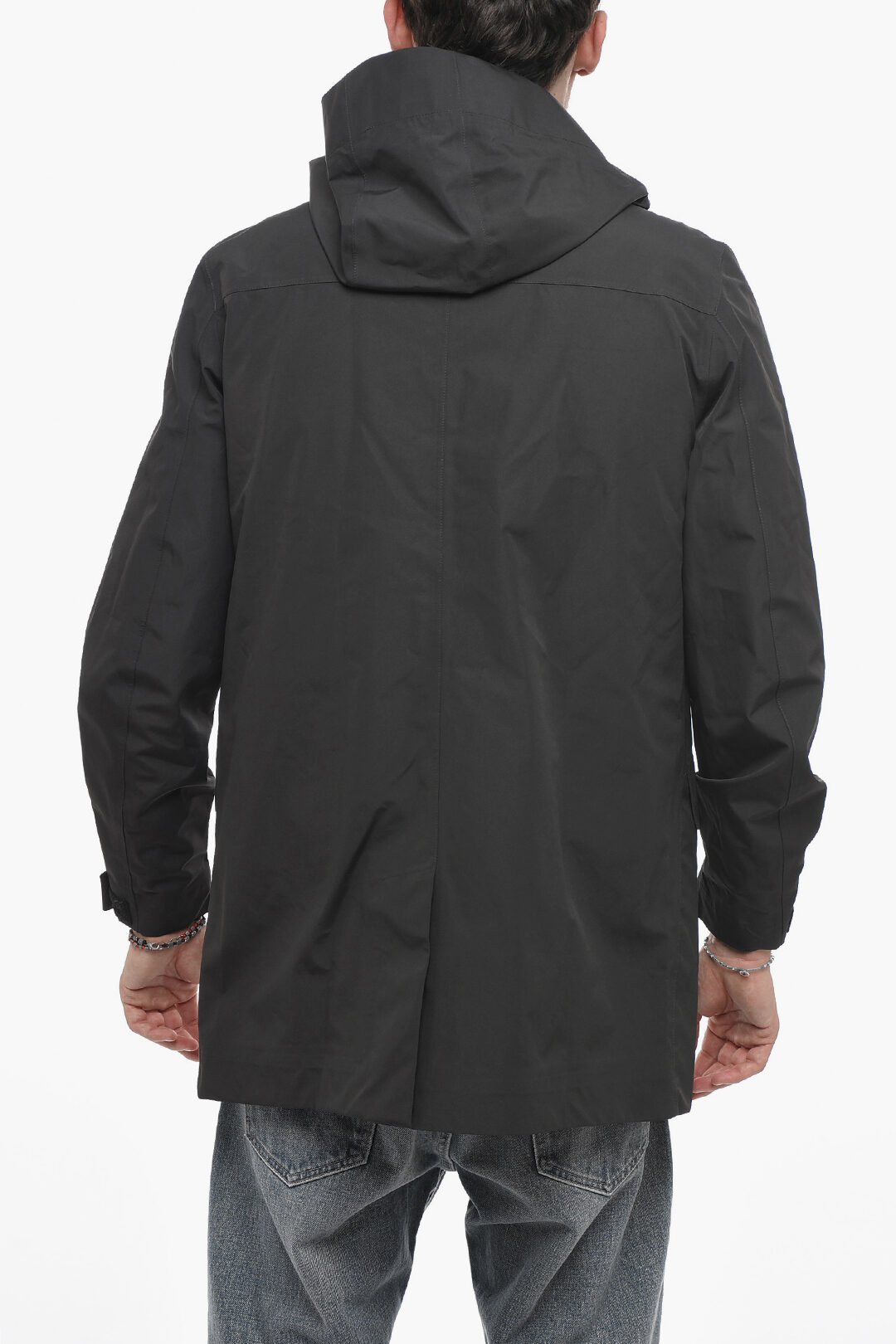 Woolrich Solid Color Down Jacket with Removable Inner men - Glamood Outlet