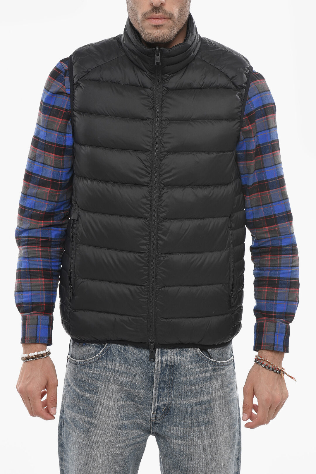 Woolrich Solid Color Down Jacket with Removable Inner men - Glamood Outlet