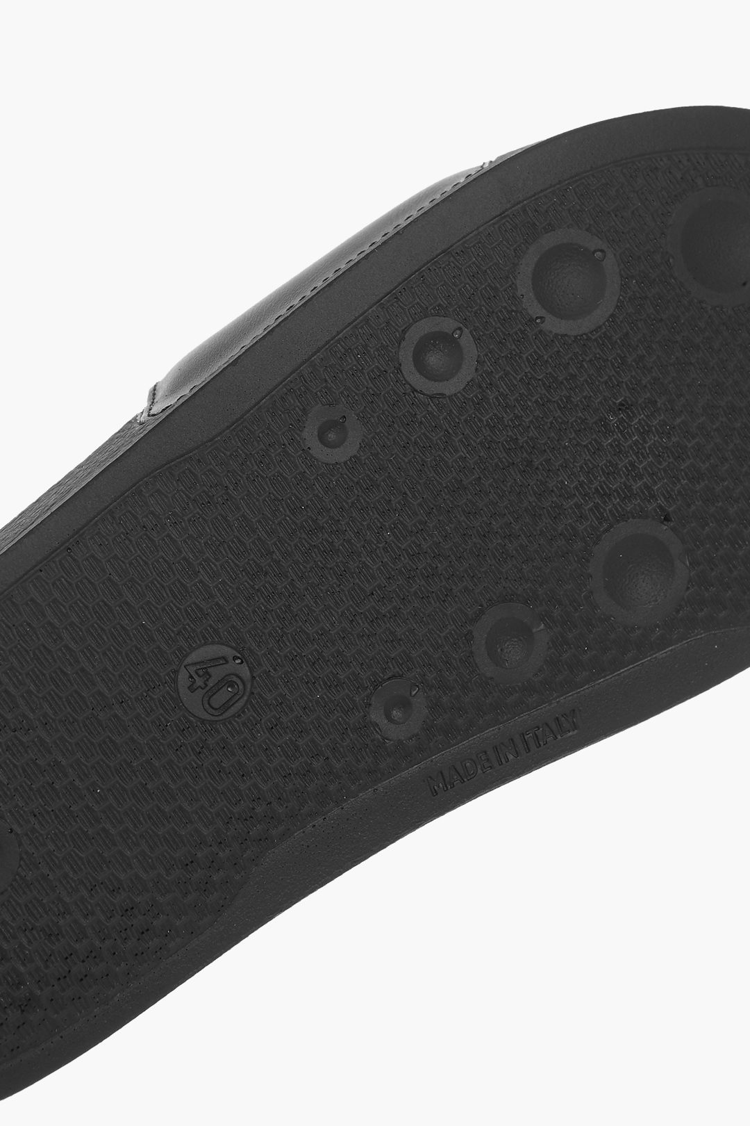 Marcelo Burlon solid color faux leather CROSS sliders men - Glamood Outlet