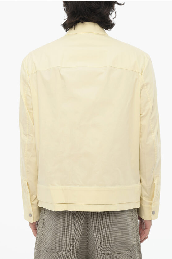 Neil Barrett Solid Color Harrington Jacket with Zip Closure men ...