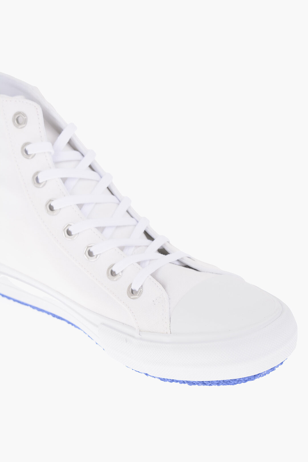 Marcelo Burlon Solid Color High-Top Sneakers with Colored Sole men ...