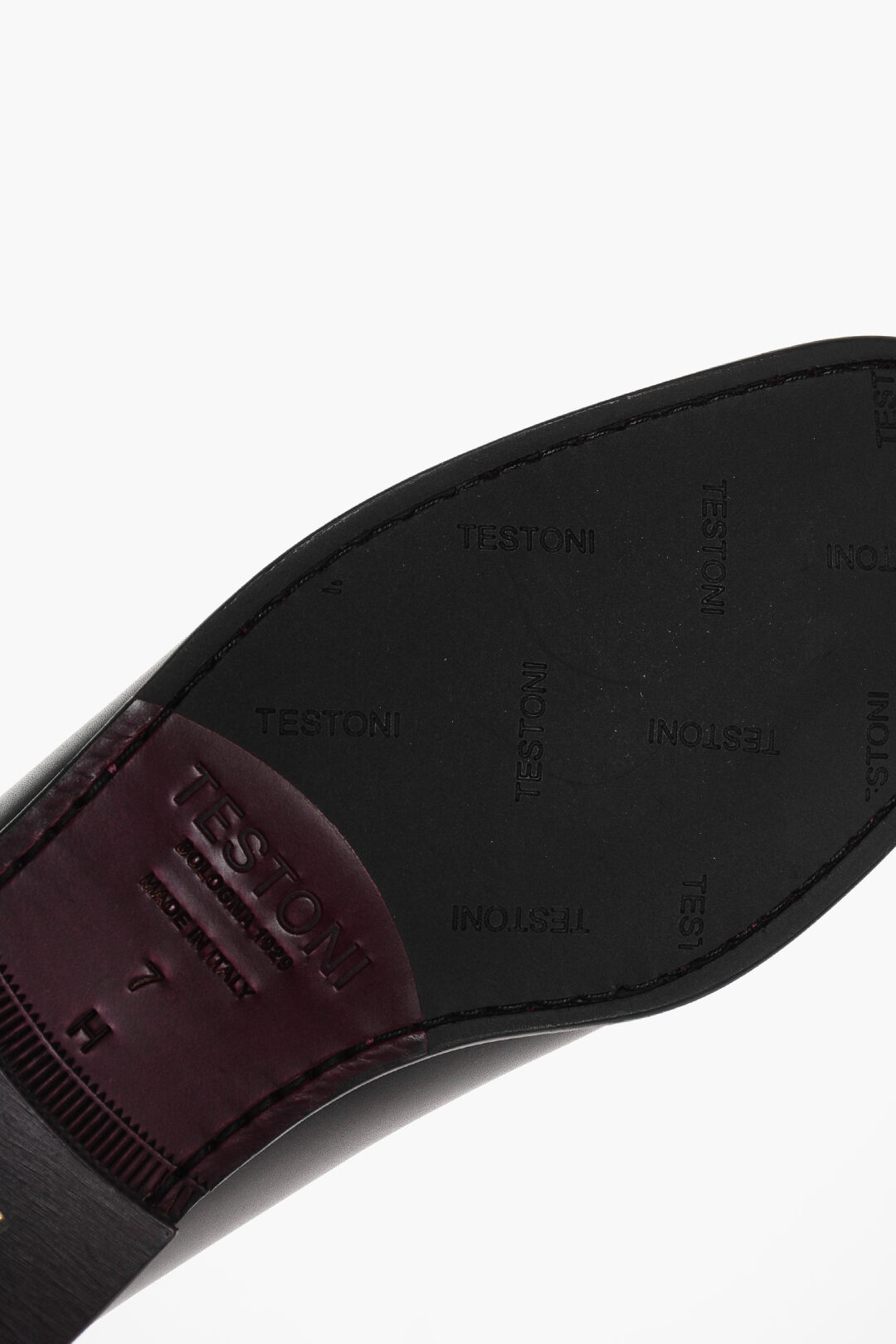 Testoni Solid Color Leather BRACCIANO Penny Loafers men - Glamood Outlet