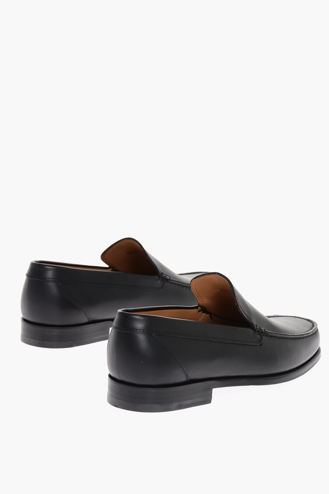 Testoni Solid Color Leather BRACCIANO Penny Loafers men - Glamood Outlet