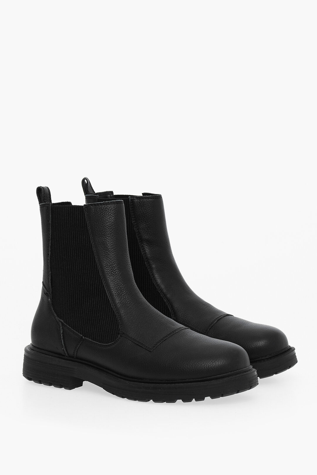 Diesel Solid Color Leather D-ALABHAMA Chelsea Boots men - Glamood Outlet